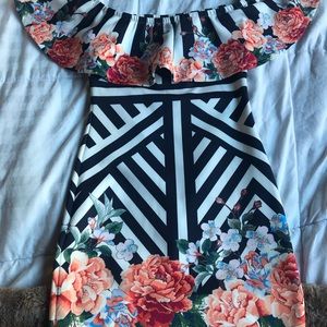 AKIRA Dresses | Sexy Structured Black Cocktail Dress | Poshmark